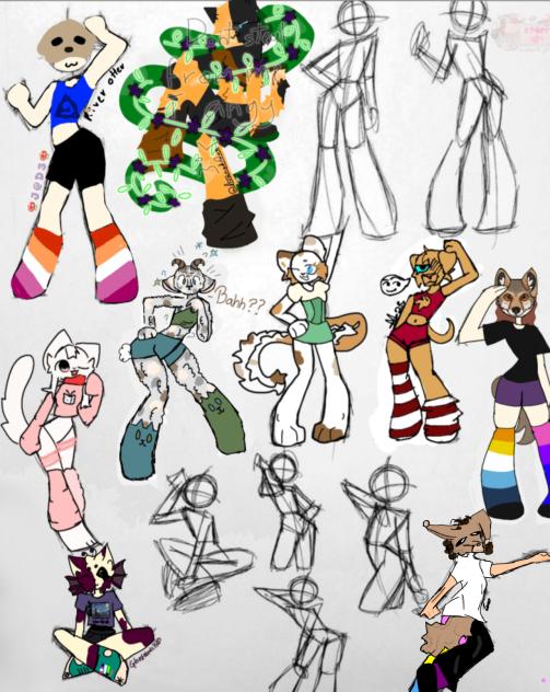 therian,furry,and otherkin collab! - ibisPaint