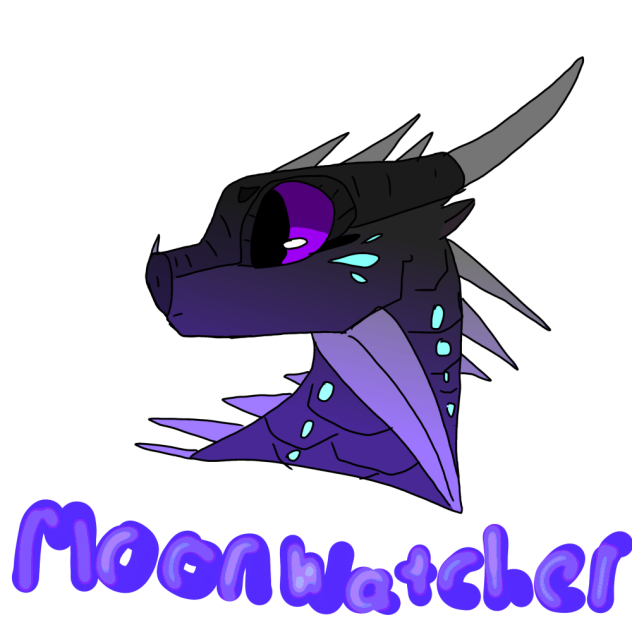 Moon AKA moon watcher - ibisPaint