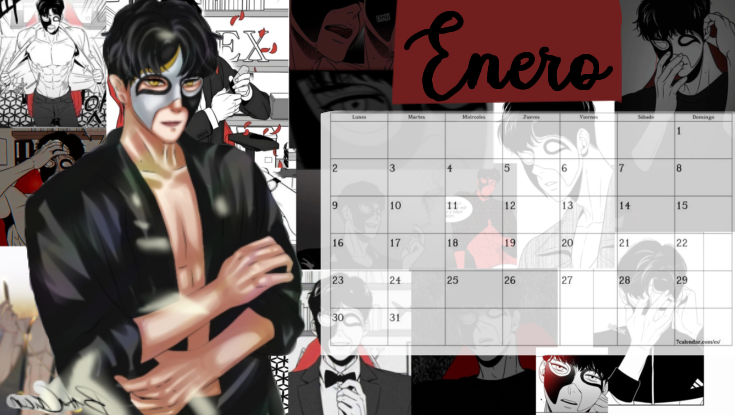 bj Alex calendario enero - ibisPaint