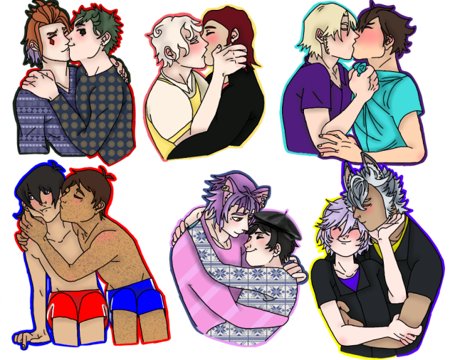 Just drew some guys (Base used) - ibisPaint