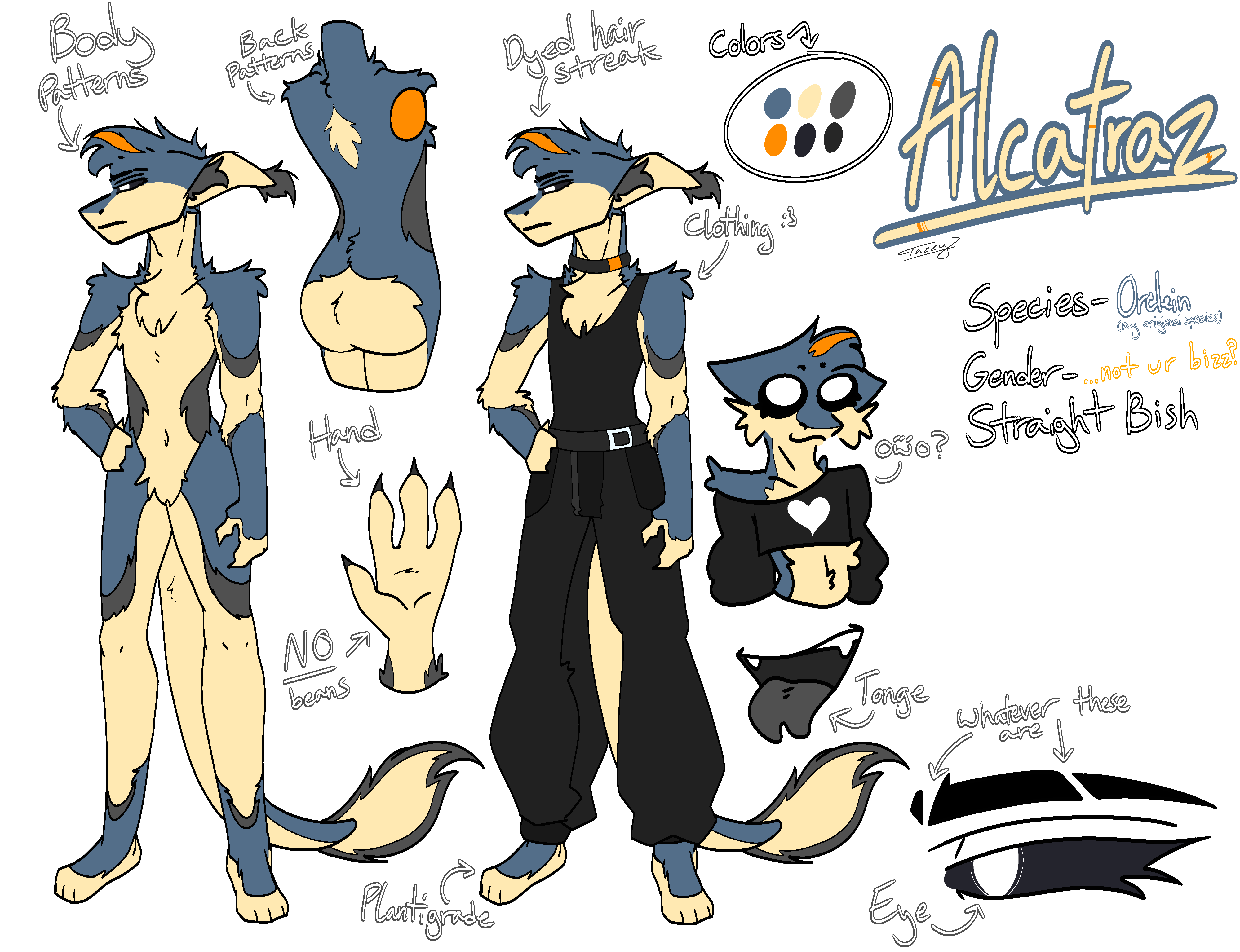 My Fursona Ref Sheet - ibisPaint