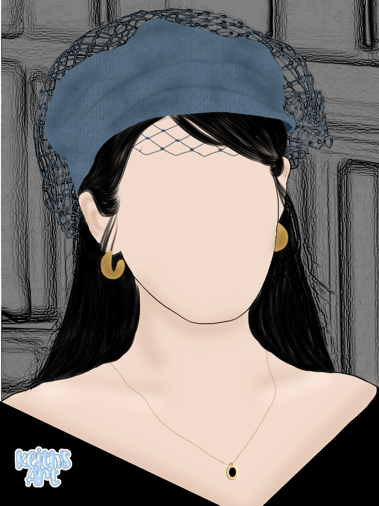 IU faceless vector art - ibisPaint