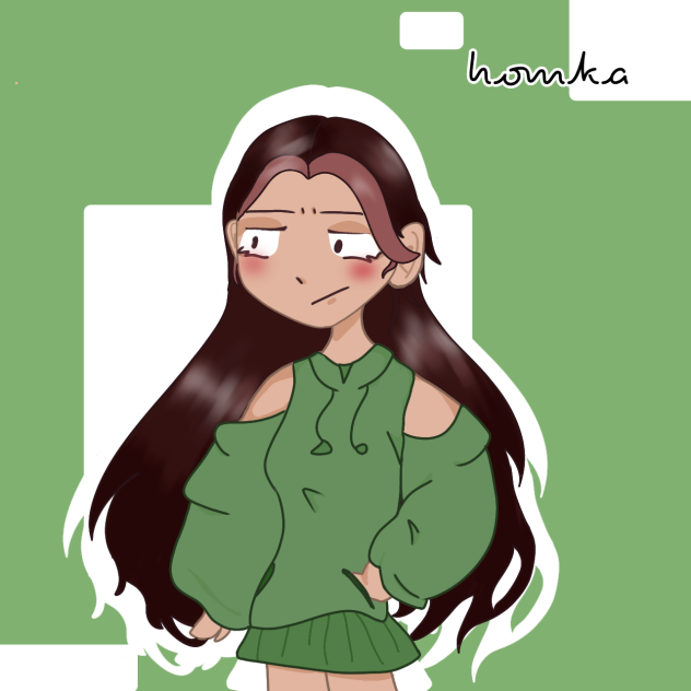 green girl [ну хз] - ibisPaint