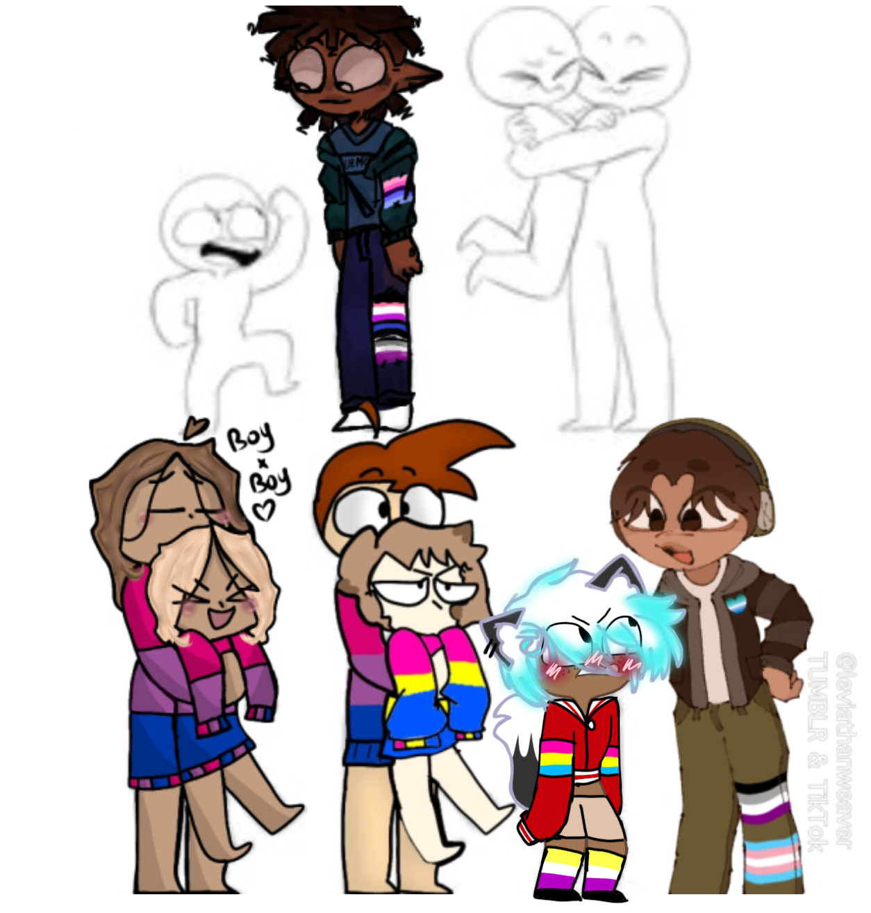 Woah another pride collab- - ibisPaint