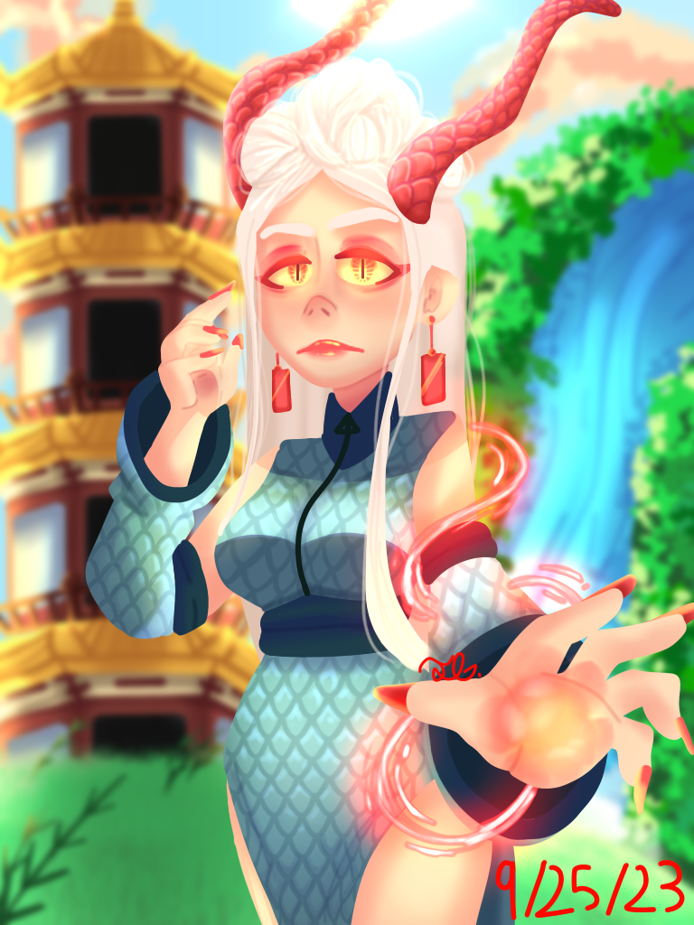 Chinese Mythical Dragon - ibisPaint