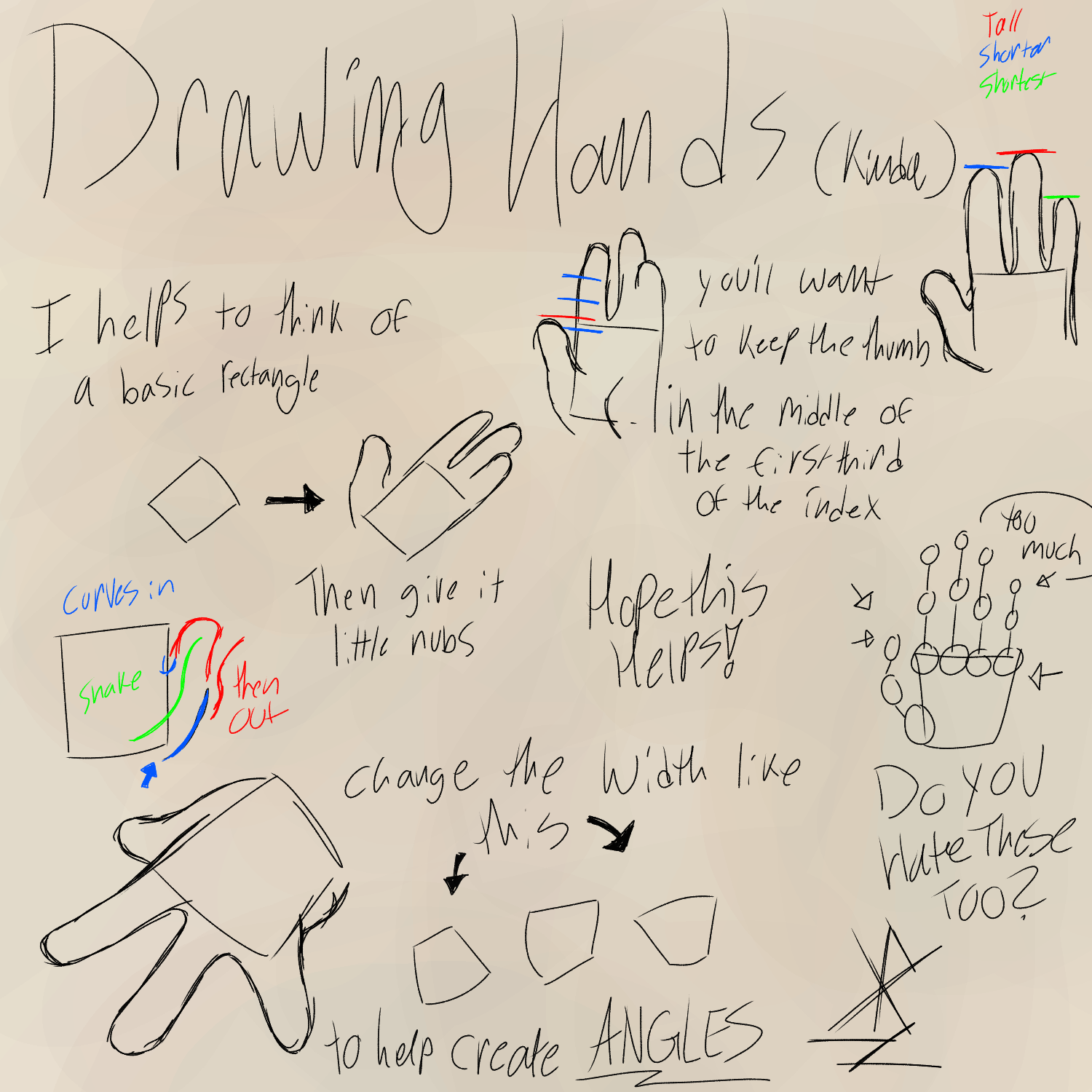 How I Draw Hands - ibisPaint