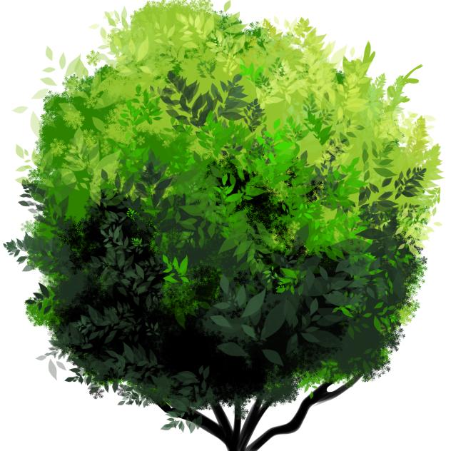 Bubble bush 1 - ibisPaint