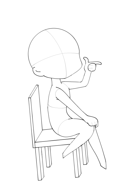 You have a good point-chibi pose - ibisPaint