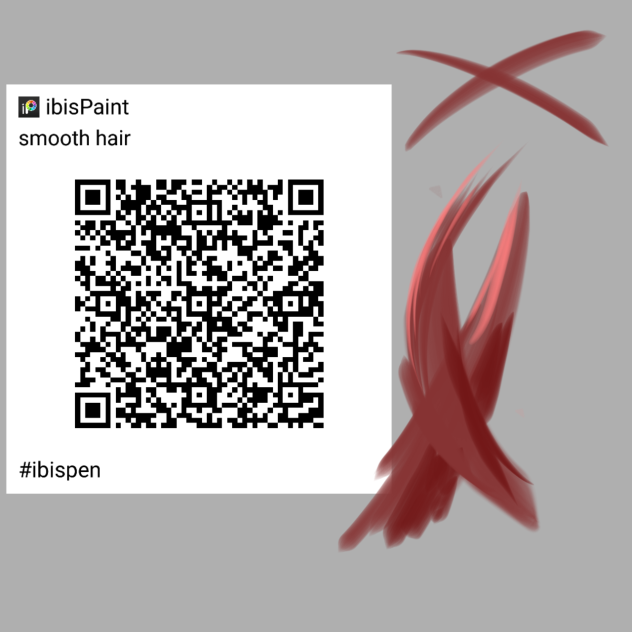 Smooth Hair Brush - ibisPaint