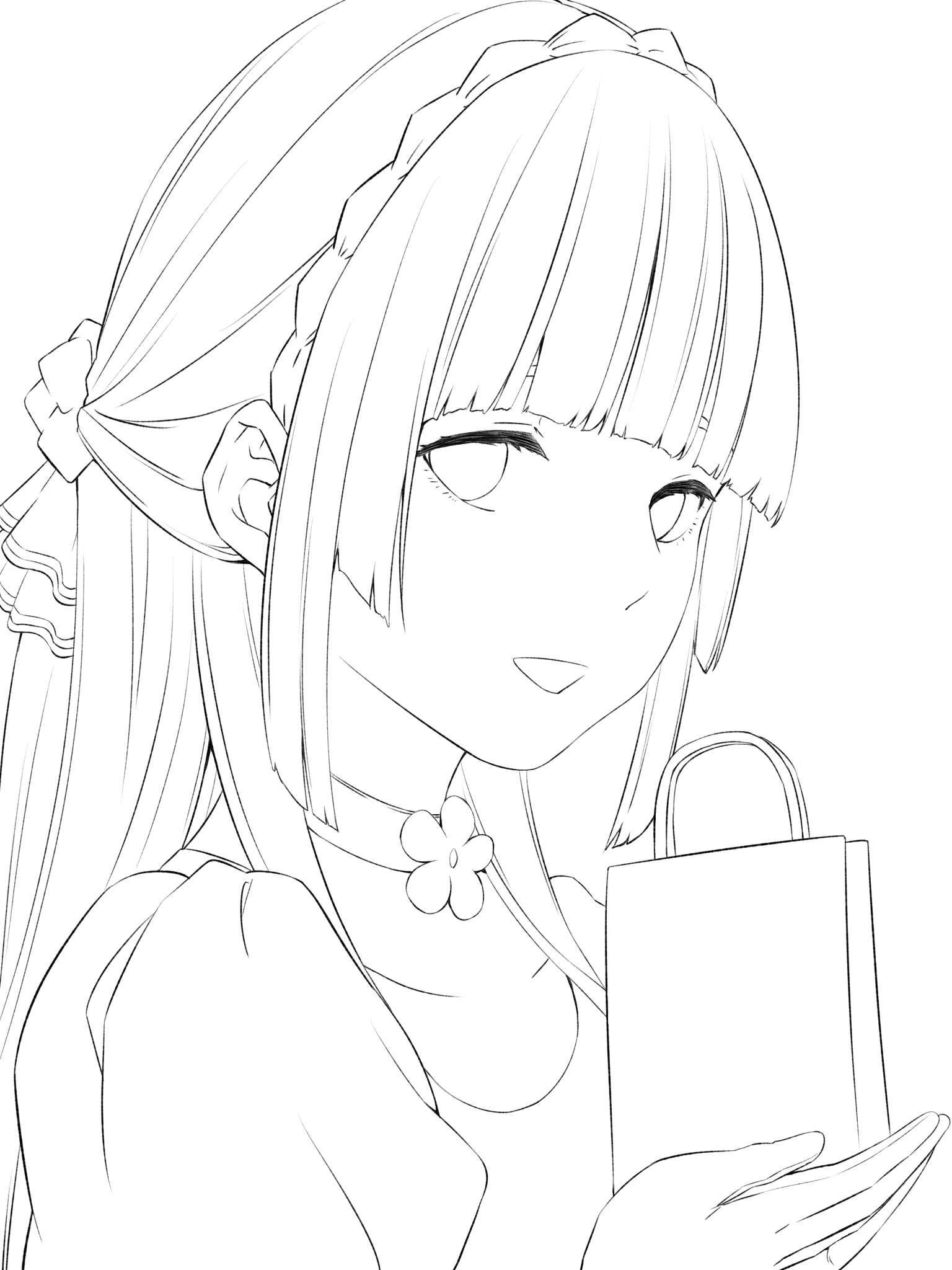 ☆HIME★CHOCO☆(線画) - ibisPaint