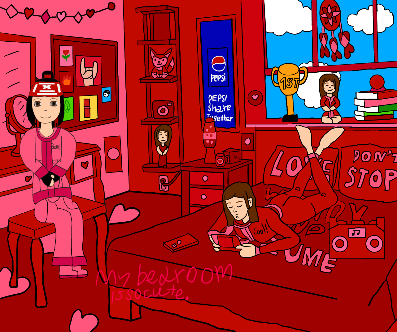 Wendy And Suzume's Bedroom 2.0 - ibisPaint