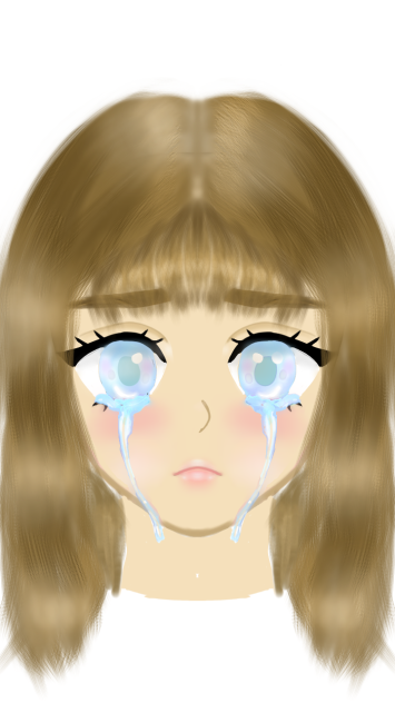 crying girl - ibisPaint