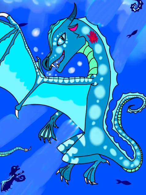 My version of Tsunami - ibisPaint