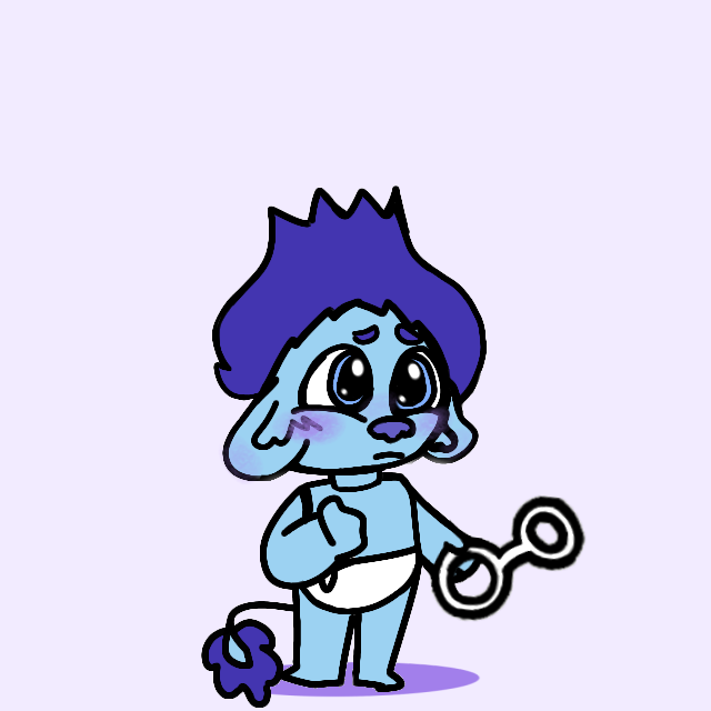 BittyB drops his glasses - ibisPaint