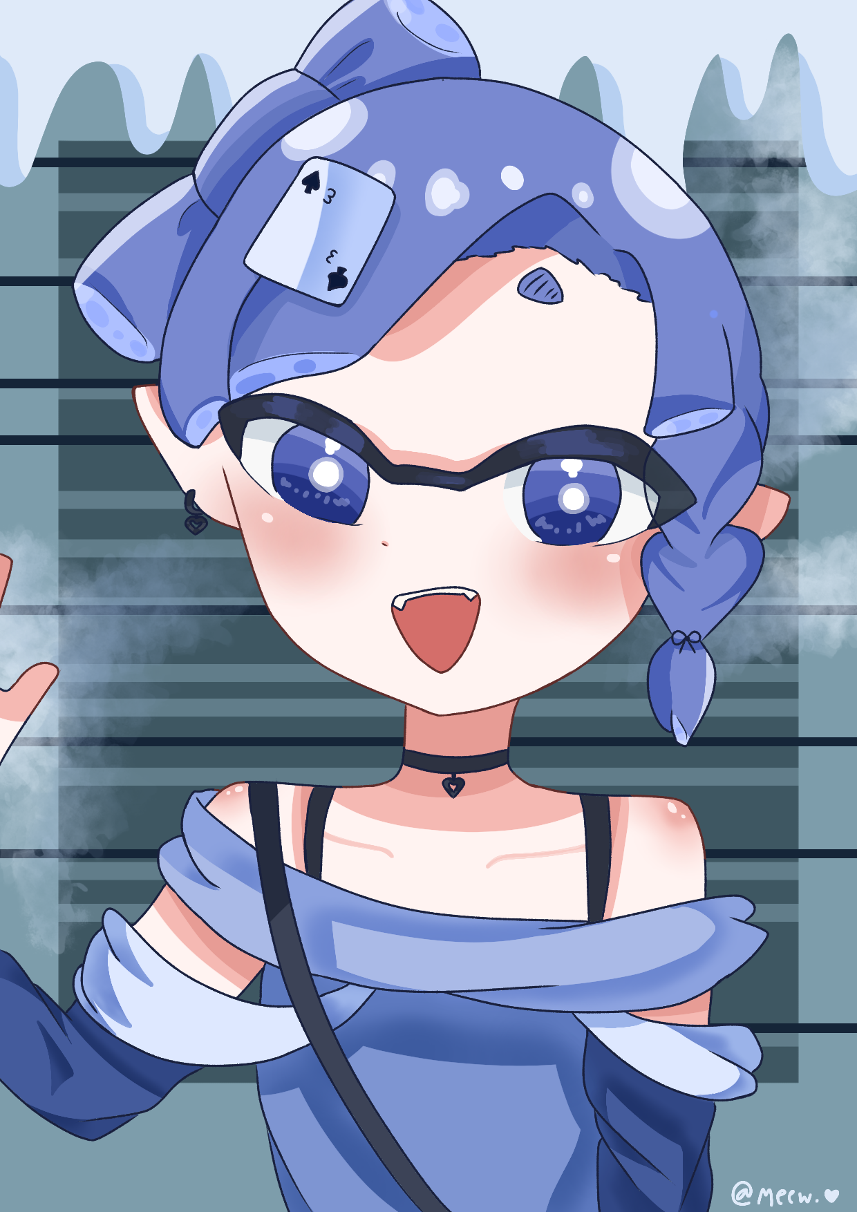 My OC in splatoon 3🐙🟦 - ibisPaint