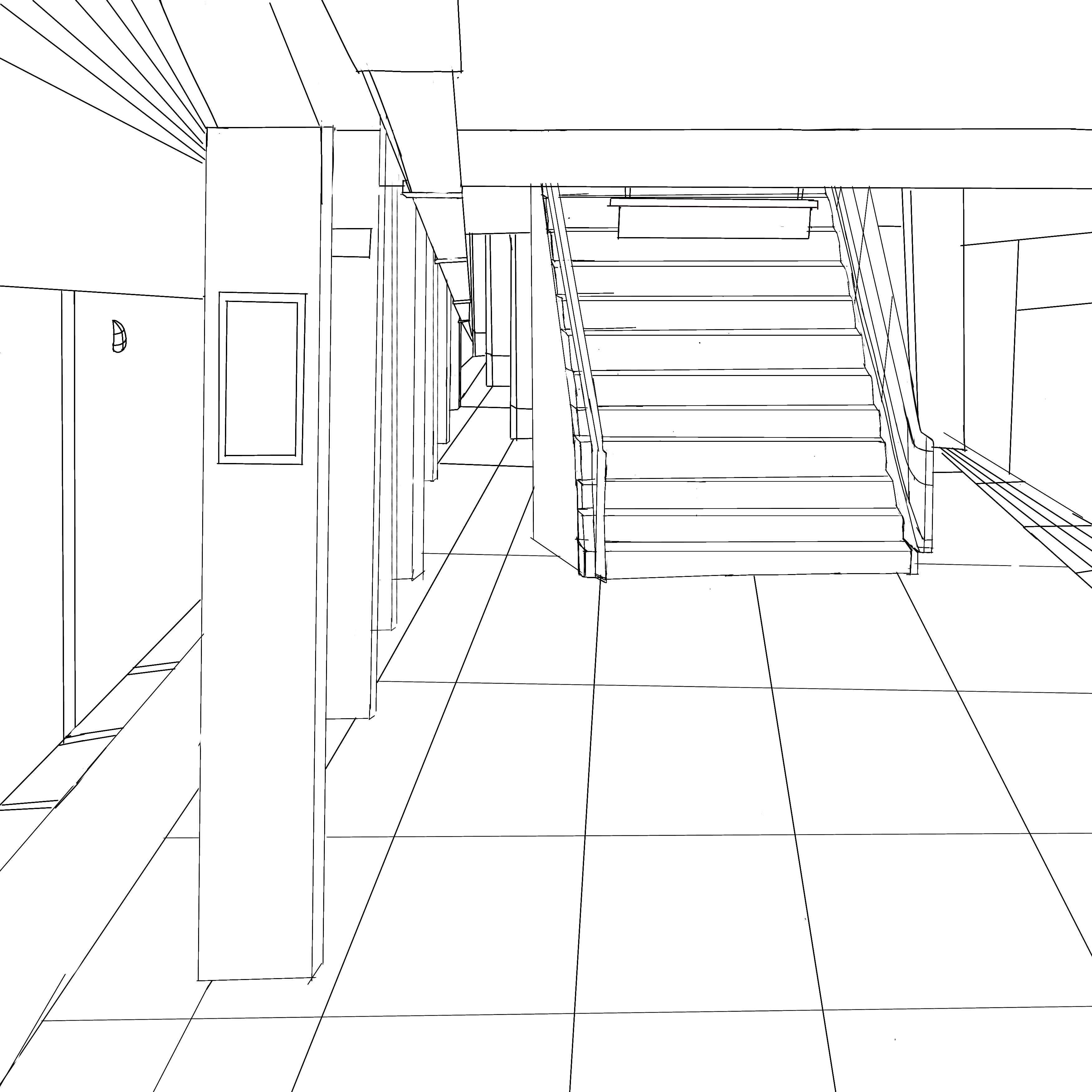 Railway station - ibisPaint