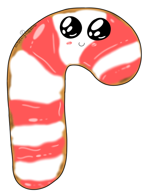 Candy Cane Cookie - ibisPaint
