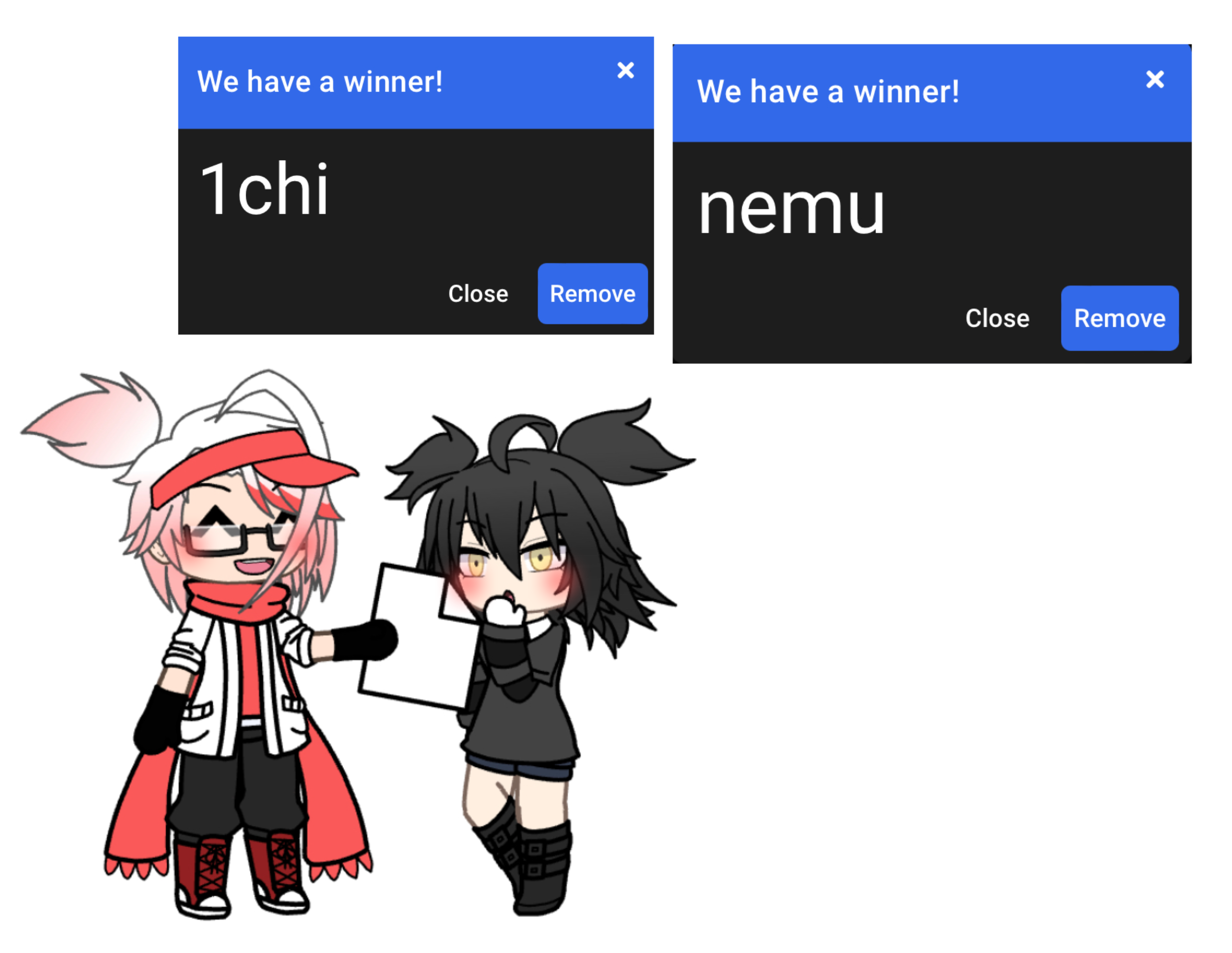 1chi x nemu - ibisPaint