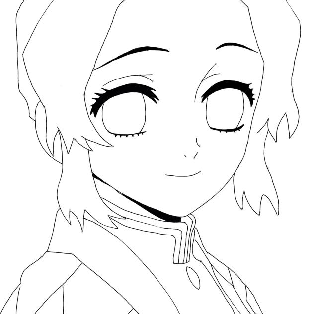 Shinobu colouring page - ibisPaint