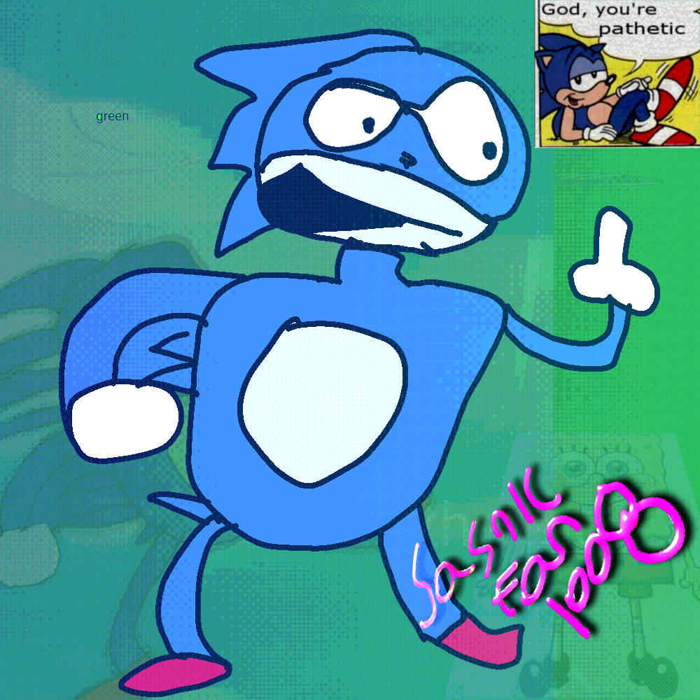 Sanic - ibisPaint