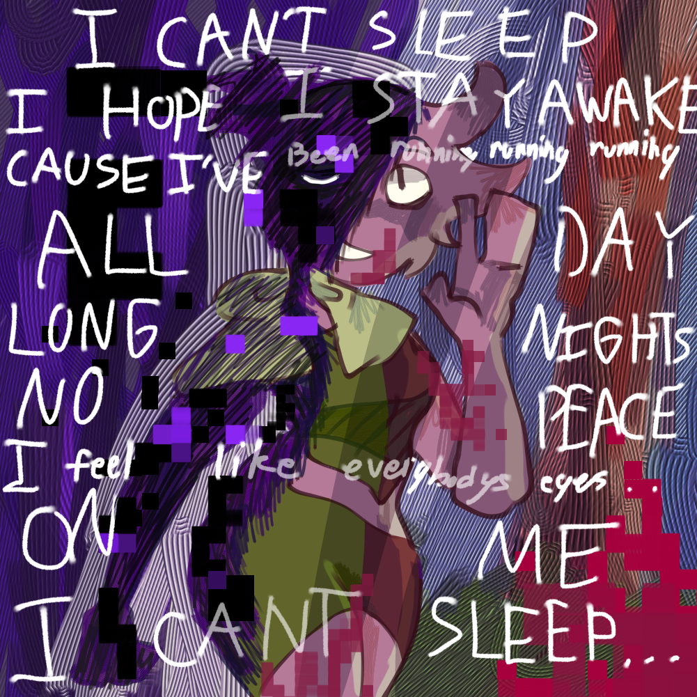 Can’t Sleep. - ibisPaint