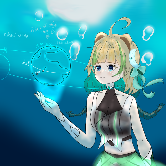 オススメのVTuber 月宮くぅ - ibisPaint