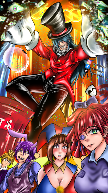 The amazing anime circus - ibisPaint