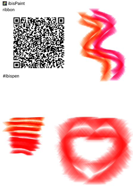 ribbon brush - ibisPaint