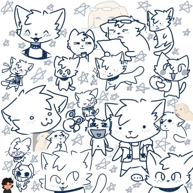 Silly doodle page - ibisPaint