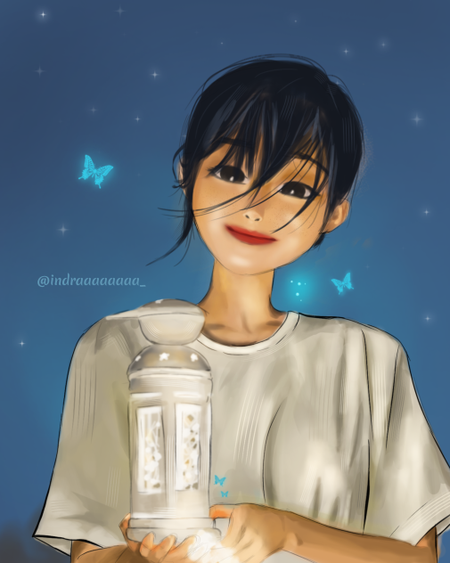 cahaya malam - ibisPaint