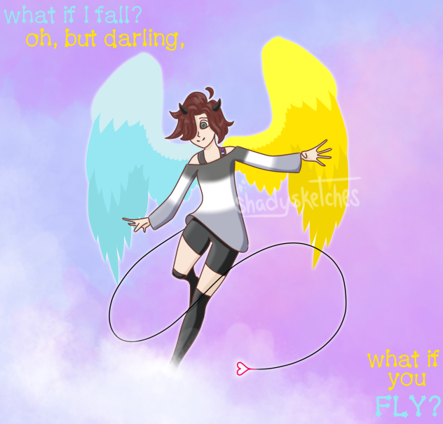 💛🪽 FLY 🪽🩵 - ibisPaint