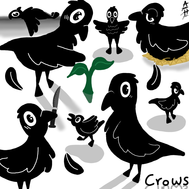 crows - ibisPaint