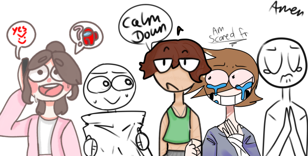 Calling the susibaka amongus imposter - ibisPaint