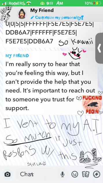 HELP I VENT TO MY A.I SM IT JUST BROK - ibisPaint