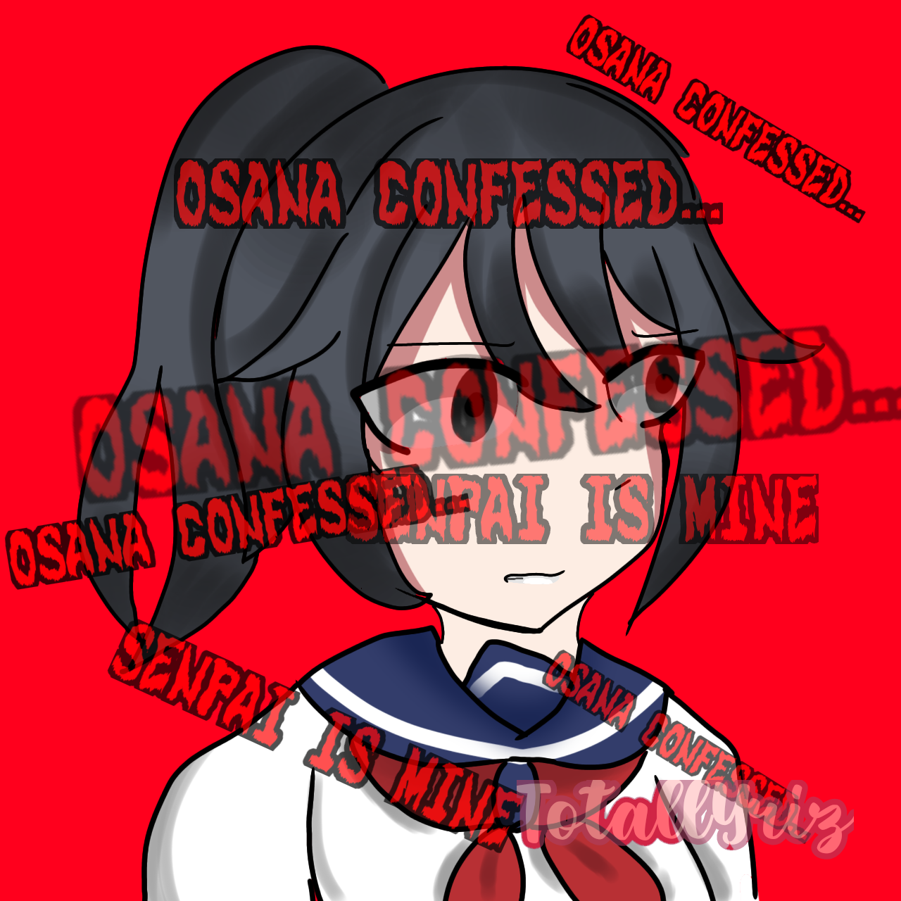 Ayano Aishi speedpaint. kinda weird - ibisPaint