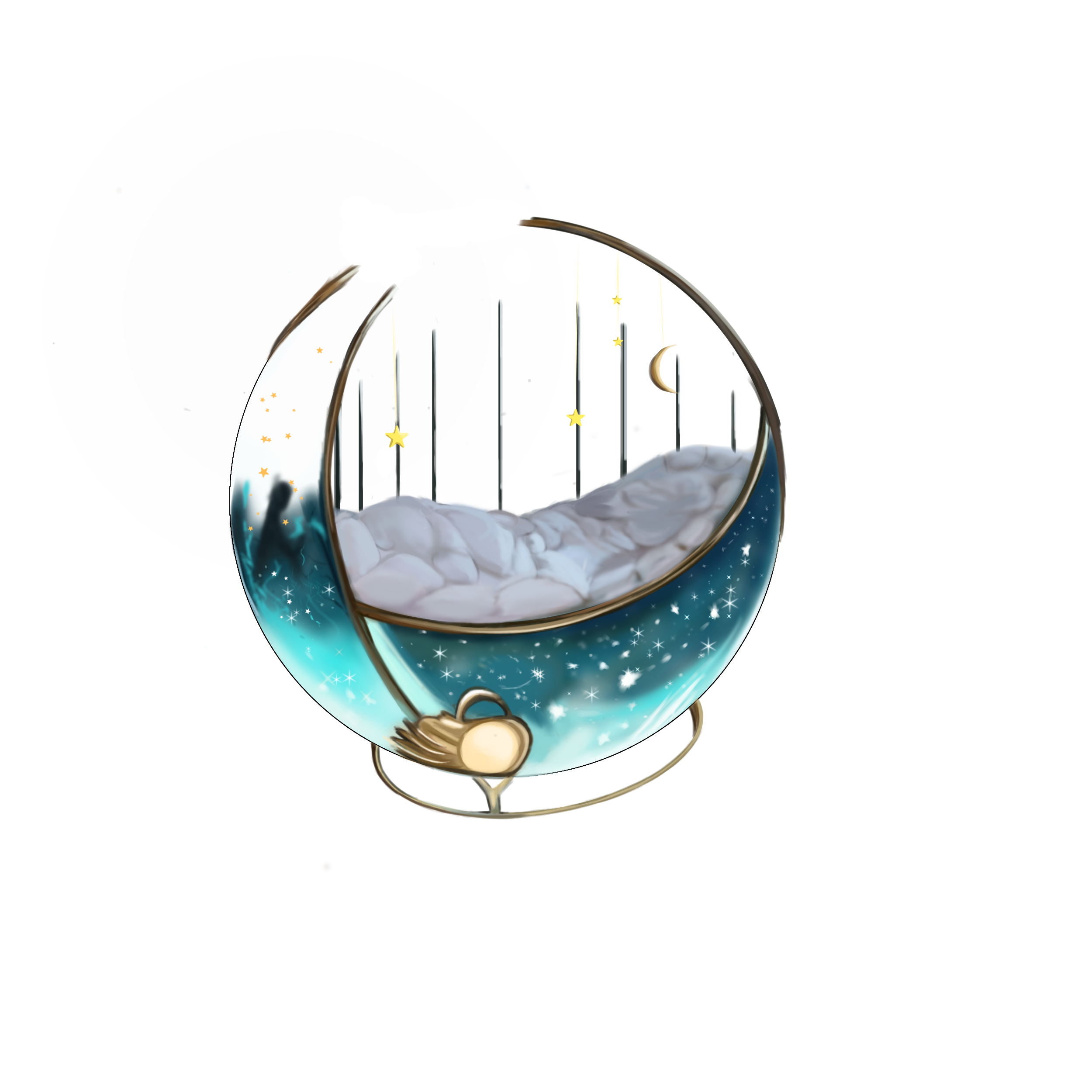 cute dream bed - ibisPaint