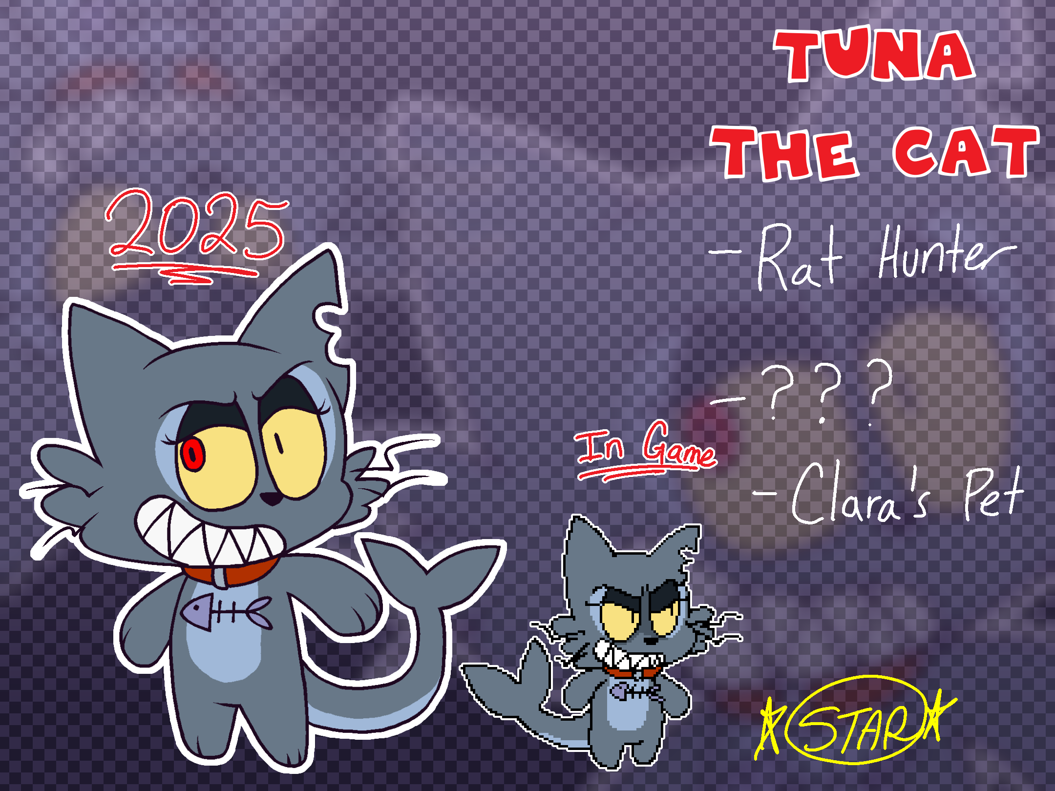 Redrawing my 2023 Pizza tower Oc pt2 - ibisPaint