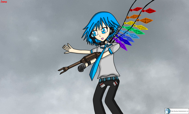 Mikuo Flandre Scarlet Wings Fly Off - ibisPaint