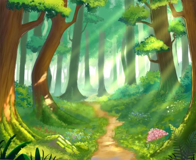 Forest trail - ibisPaint