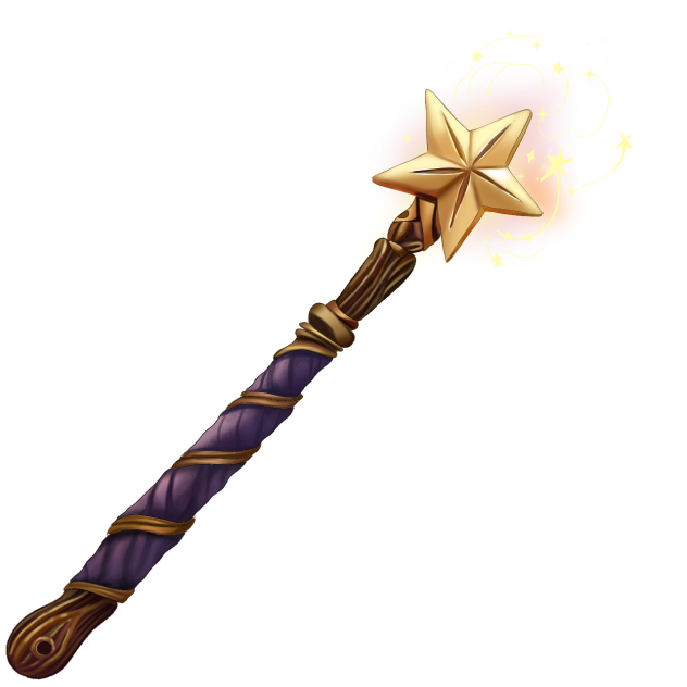 fairytale wand with magic - ibisPaint