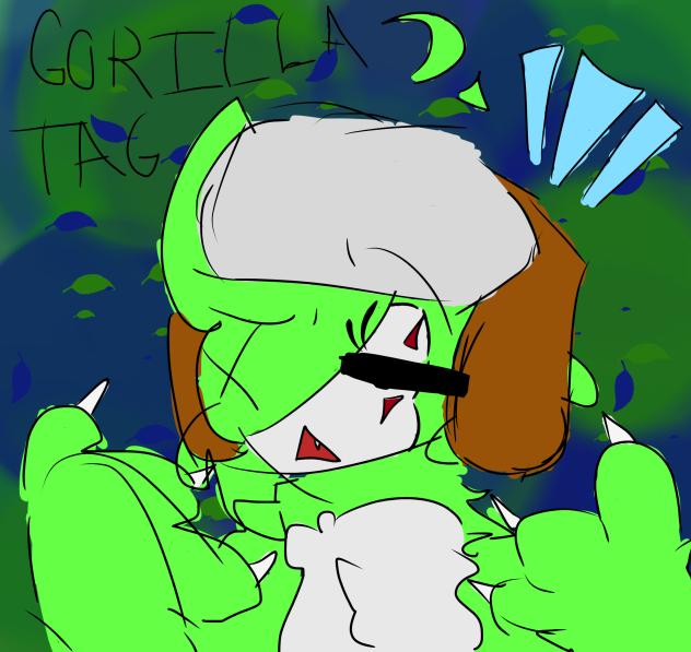Gorilla tag art - ibisPaint