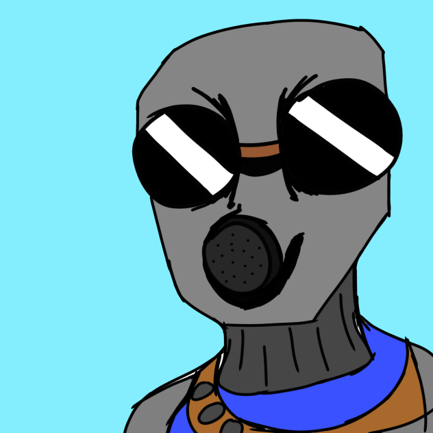 gas mask guy - ibisPaint