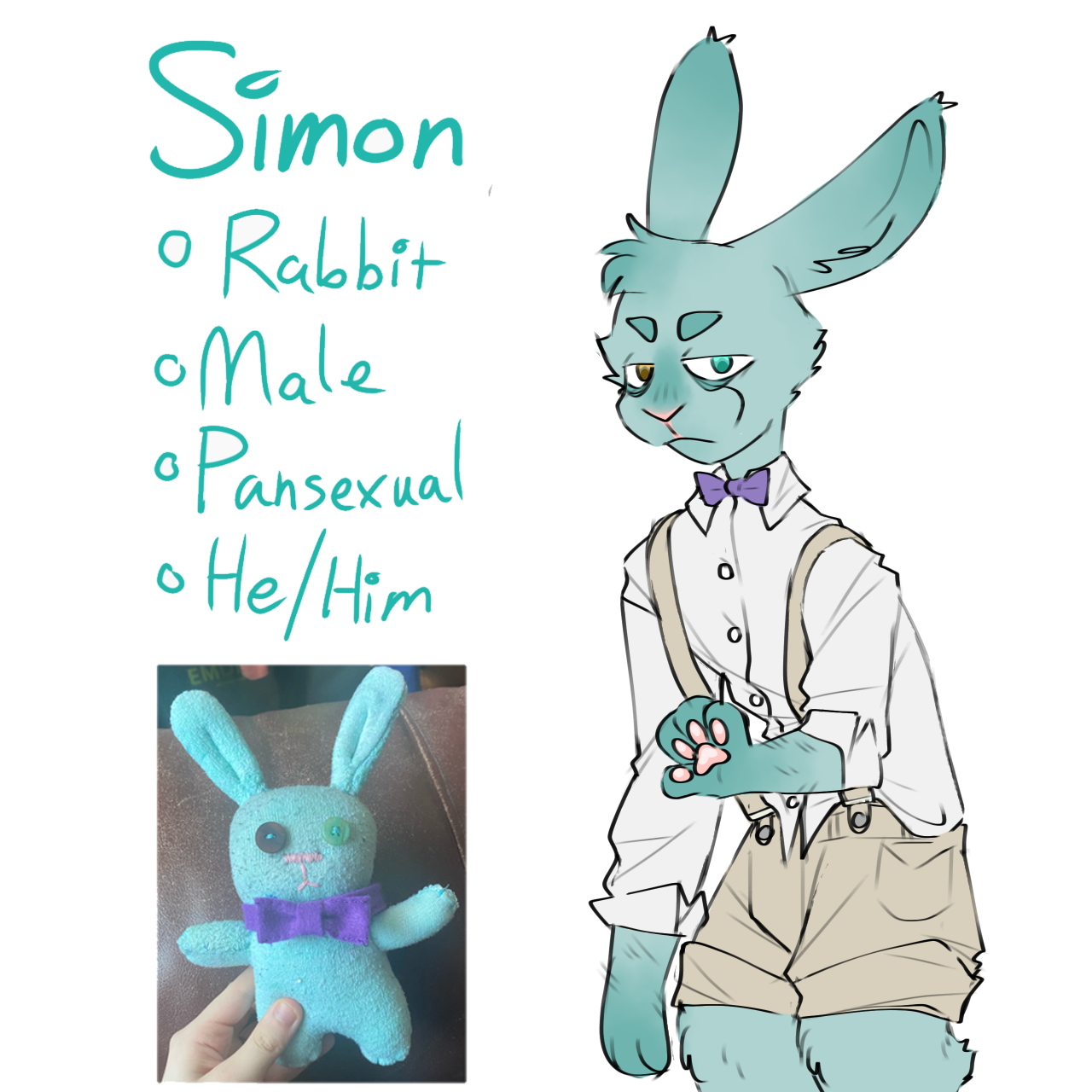 Simon character sheet thing - ibisPaint