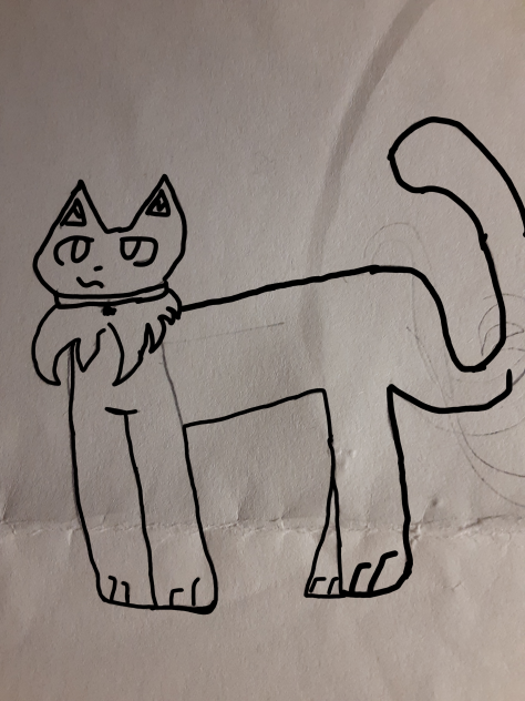 cat lineart - ibisPaint