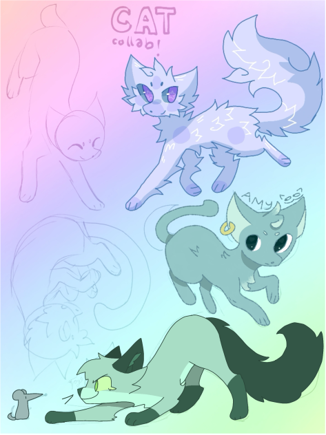 Cat Collab! ^^ - ibisPaint