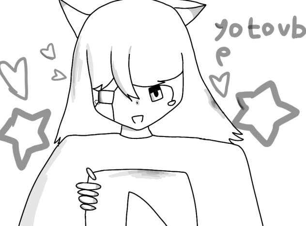 monochrome art - ibisPaint