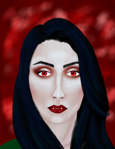 Vampire painting - ibisPaint
