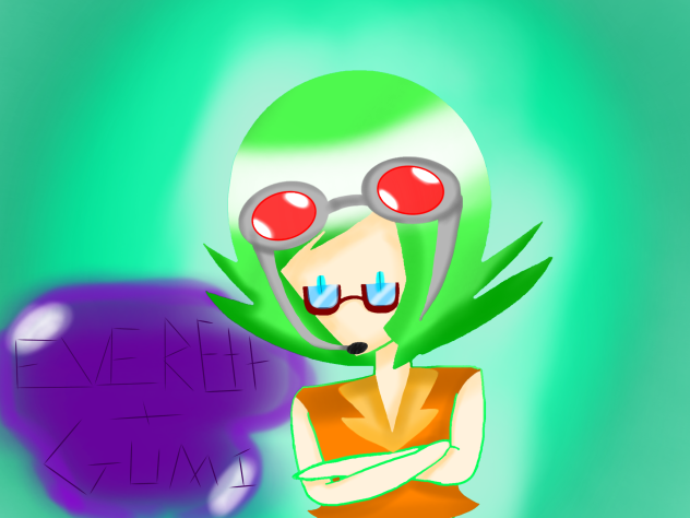 EVERETT + GUMI vocaloid ¡! SPEED ART - ibisPaint