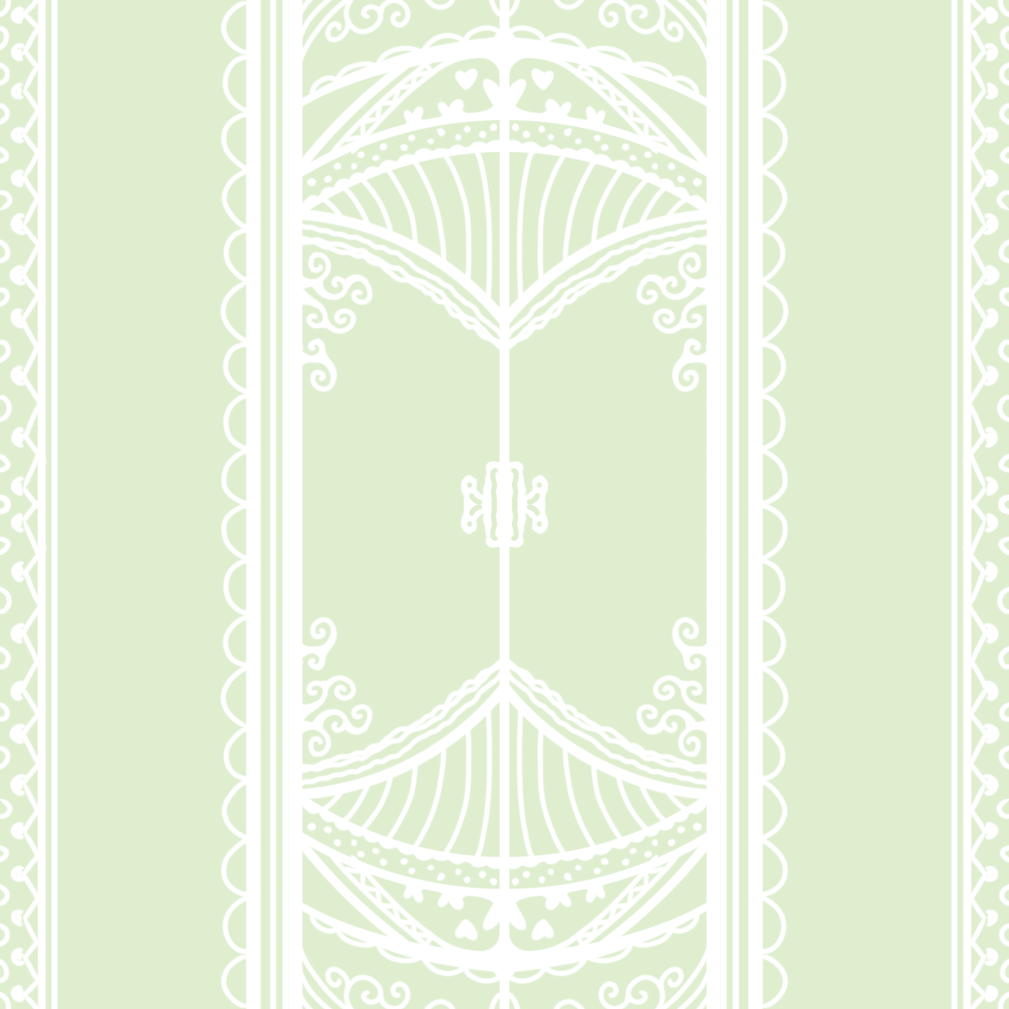 BG Pattern Dream Sky - Green - ibisPaint
