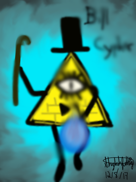 Bill Cypher, GravityFalls Fanart - ibisPaint